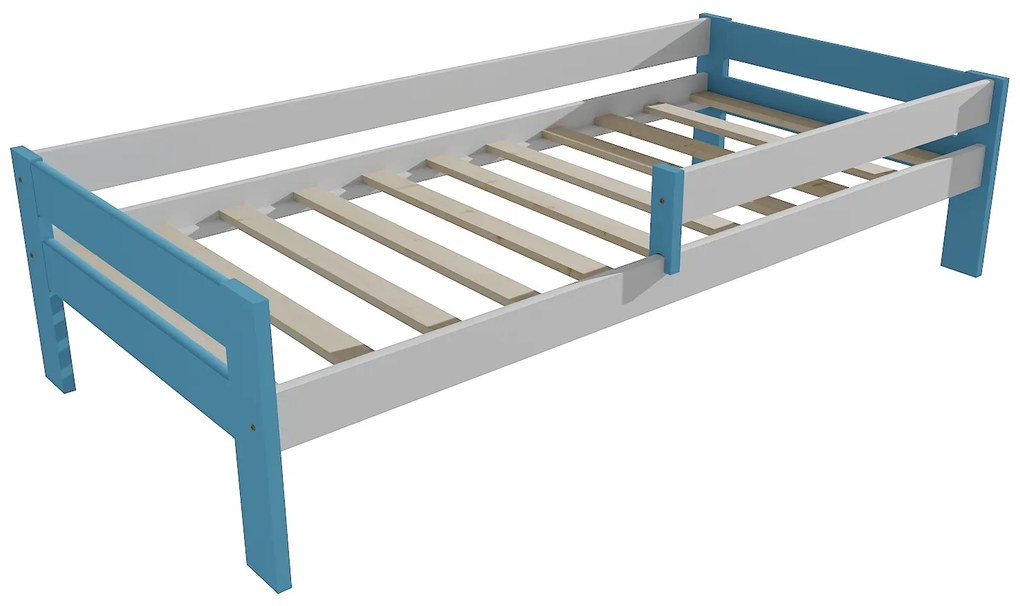 Vomaks Dětská postel se zábranou VMK006C KIDS Rozměr: 80 x 180 cm, Barva: barva bílá