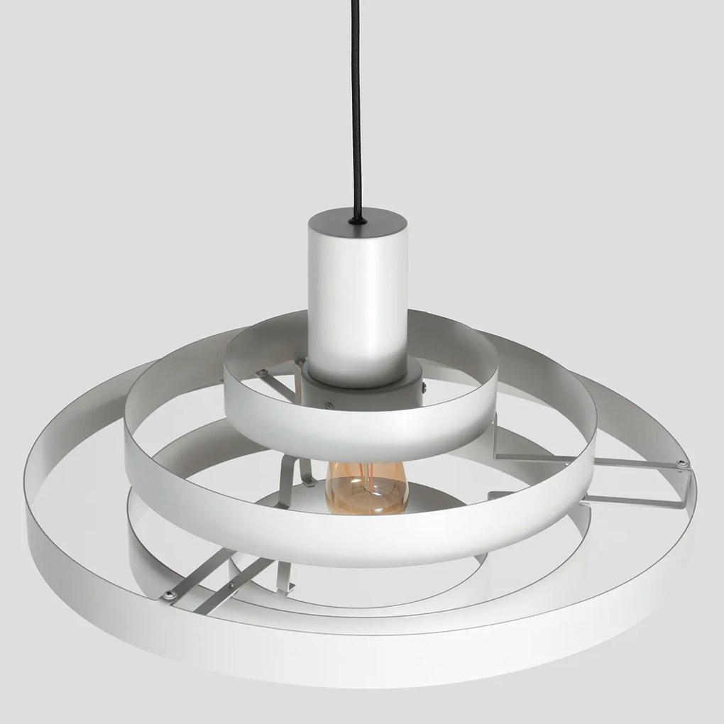 Retro Pendant Lamp White Round - Halo Cirque