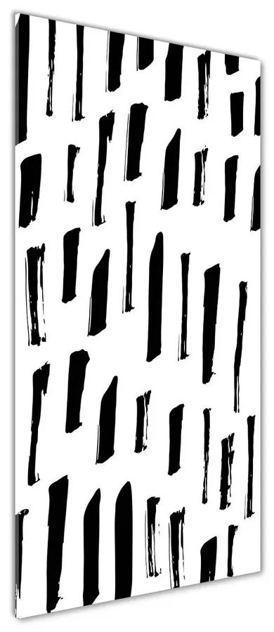 Wallmuralia Foto obraz akryl do obýváku Černobílé skvrny 50x125 cm