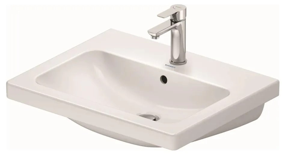Duravit 23996000002 - Závěsné umyvadlo D-CODE 60x48 cm keramika/lesklá bílá