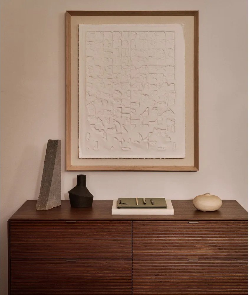 Komoda v dekoru ořechu v tmavě přírodní barvě 120x75x50 cm Norlen – Kave Home