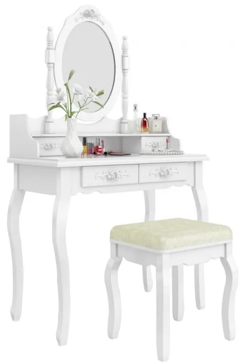 Toaletní stolek BAROCCO + dárek houbička na make up ZDARMA