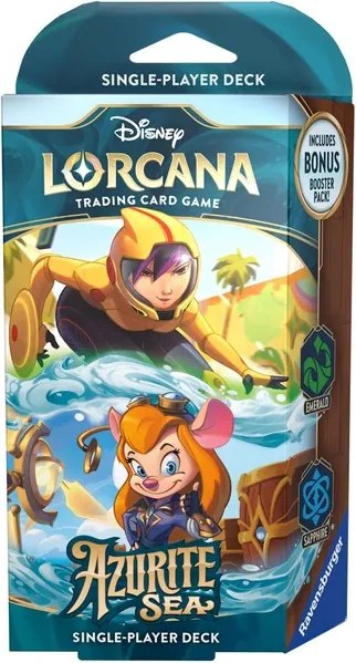 Disney Lorcana TCG Azurite Sea Starter Deck Emerald & Sapphire