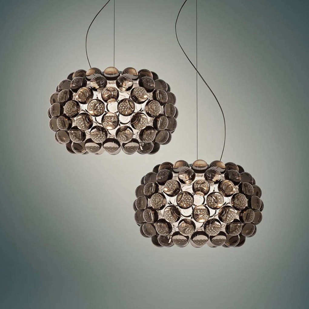 Foscarini Caboche Plus piccola LED závěsné šedá