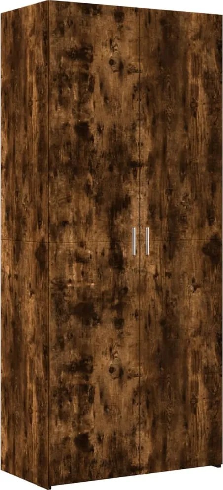 Skříň highboard kouřový dub 80 x 42,5 x 185 cm kompozitní dřevo 3281438