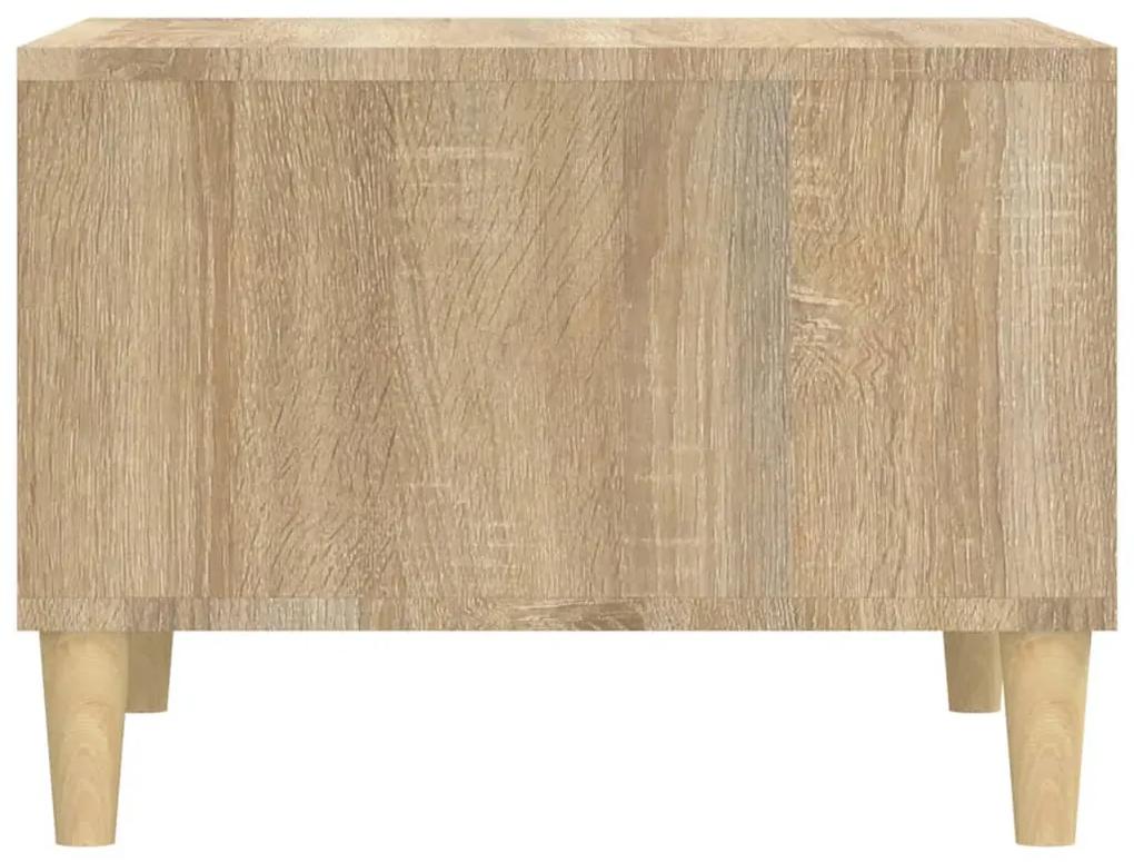 Konferenční stolek dub sonoma 60x50x36,5 cm kompozitní dřevo