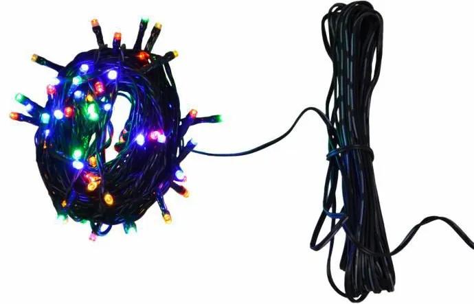 Vánoční svítící řetěz na stromeček venkovní / vnitřní, 100 LED diod, 10 m