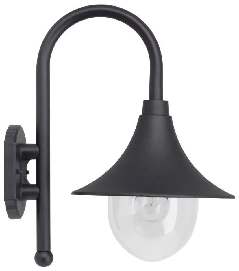 Brilliant - Venkovní nástěnná lampa BERNA 1xE27/60W/230V IP44 černá