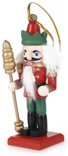Závěsná vánoční dekorace NUTCRACKER louskáček 867922 (3 ks)