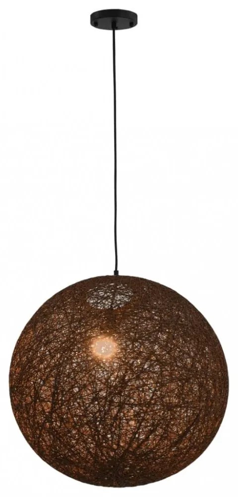 Závěsná lampa 55 cm Dekorhome Krémová