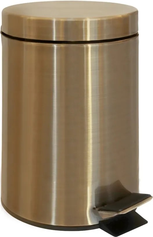 Sapho Sapho, Koš na odpadky kulatý, 3l, bronz, XJ011