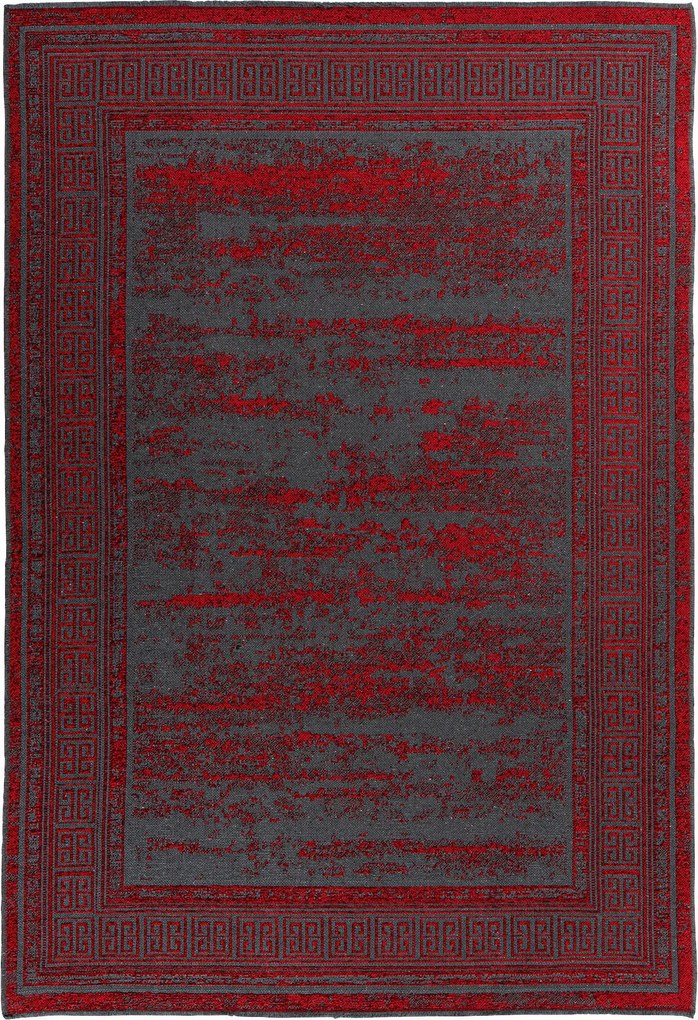 XXXLutz NAPLOCHO TKANÝ KOBEREC, 80/150 cm červená Kayoom - Online Only koberce & rohožky - 005937049630
