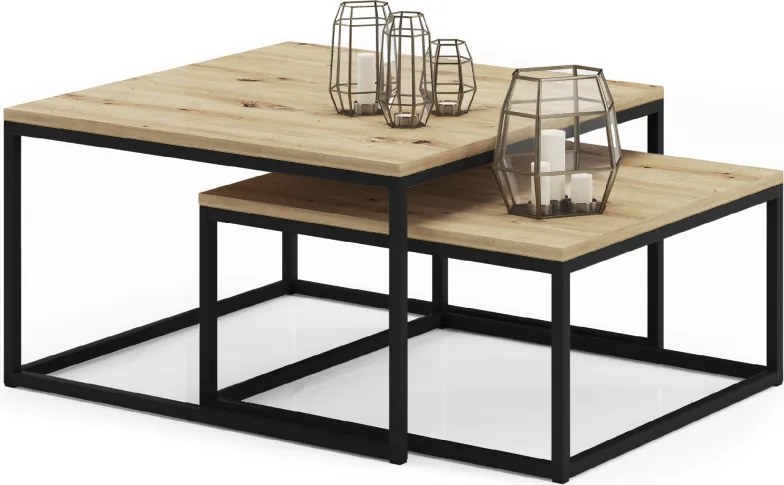 ADRK Furniture Konferenční stolek 2v1 KAMA CT-KAM-B-A
