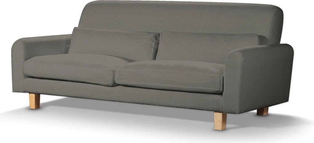Potah na pohovku IKEA Nikkala krátký barva šedá látka pletený vzor