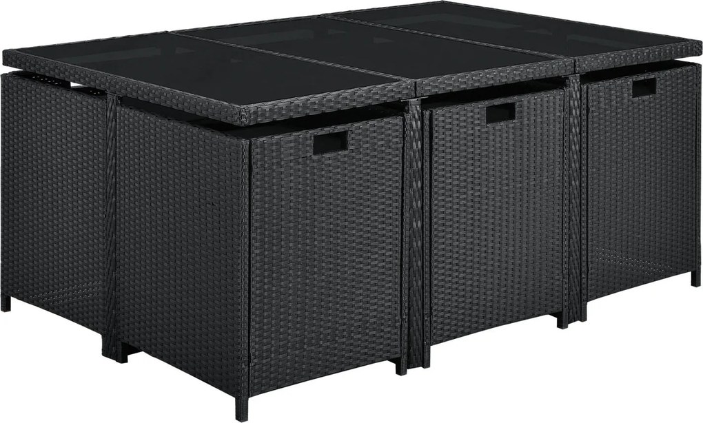 Juskys Zahradní ratanové sezení Baracoa XL