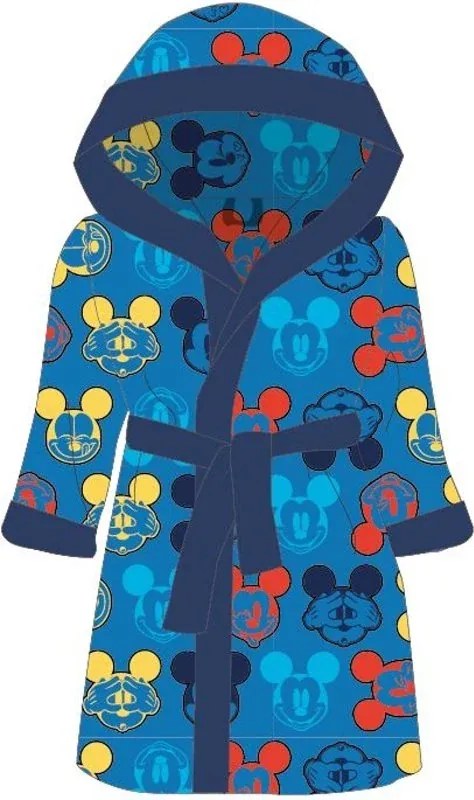 Dětský / chlapecký župan z mikrovlákna s kapucí Mickey Mouse - Disney, 98 / 104