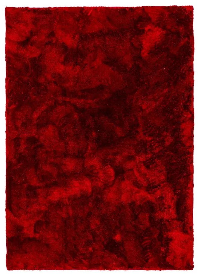 Červený koberec Universal Nepal Liso Rojo, 80 x 150 cm