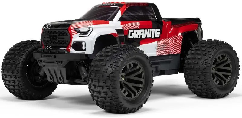 Arrma granite 223s blx 1:10 4wd rtr dsc červené