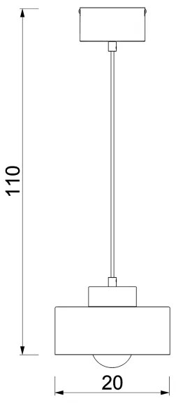 Lustr na lanku MARTI 1xE27/15W/230V bílá/chrom