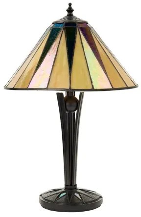 Endon 70367 - Stolní lampa Tiffany DARK STAR 1xE14/40W/230V pr. 30 cm