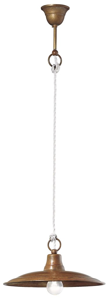 Il Fanale 220.11.OR Barchessa, závěsné svítidlo v country stylu, 1x77W E27, prům.33cm
