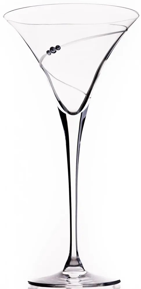 Sklenice na martini/koktejl, Swarovski, 240ml (2 ks)