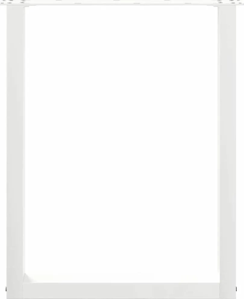 vidaXL Nohy k jídelnímu stolu ve tvaru U, 2 ks, ocel, 70 x (72-73) cm, ocel [4013185] Barva: Černá