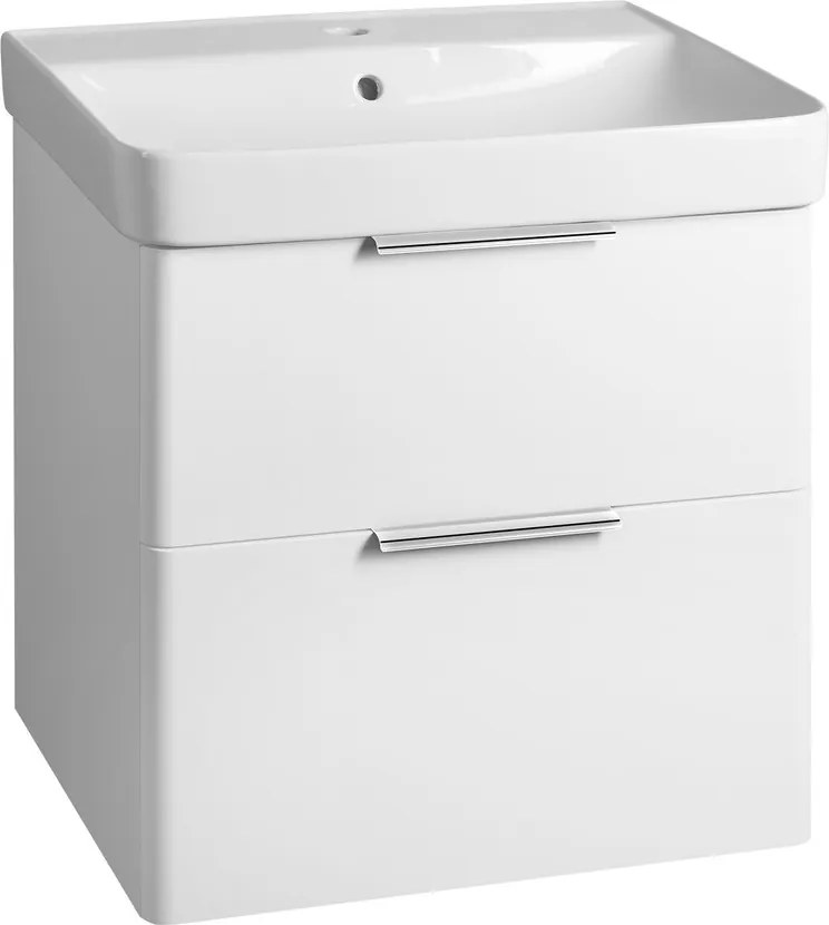 Aqualine Deneb koupelnová skříňka pod umyvadlo 56,5 x 55 x 43,5 cm bílá mat DN260