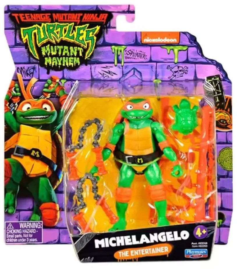 Figurky Želvy Ninja s příslušenstvím Varianta: B Michelangelo