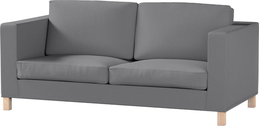 Potah na pohovku IKEA Karlanda rozkládací, krátký barva šedá látka pletený vzor