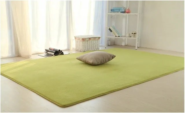 Plyšový koberec Vesardi SHORT zelený