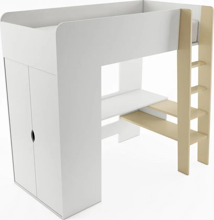 Casarredo - Komfort nábytek Multifunkční patrová postel TOM 01 s matrací