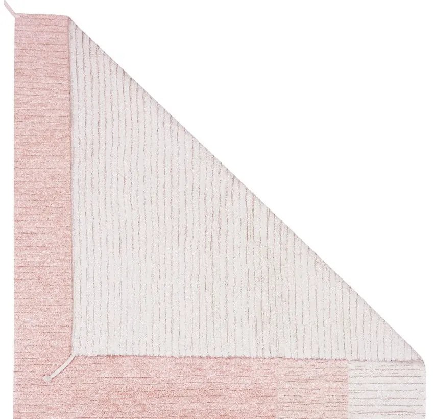 Světle růžový bavlněný koberec 120x160 cm Gelato Pink – Lorena Canals