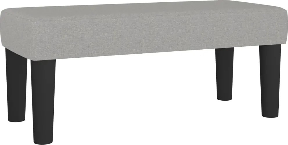 Box spring postel s matrací světle šedá 120 x 200 cm textil 3136661