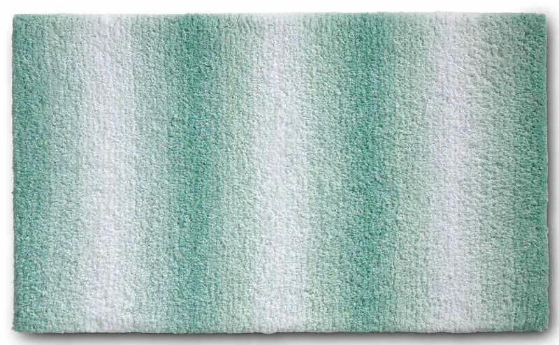 KELA Koupelnová předložka Ombre 100x60 cm  polyester nefritově zelená KL-23562