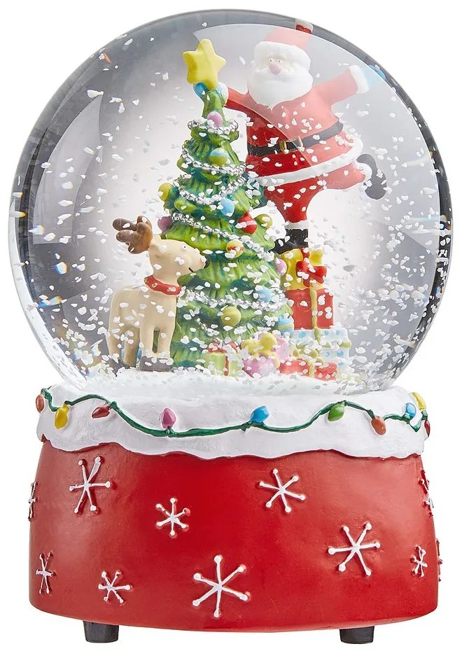 X-MAS Hrací skříňka Santa, stromek a sob