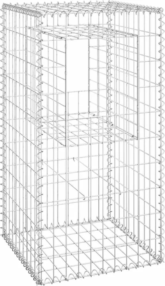 Gabionový sloupek 50 x 50 x 100 cm železo 151268