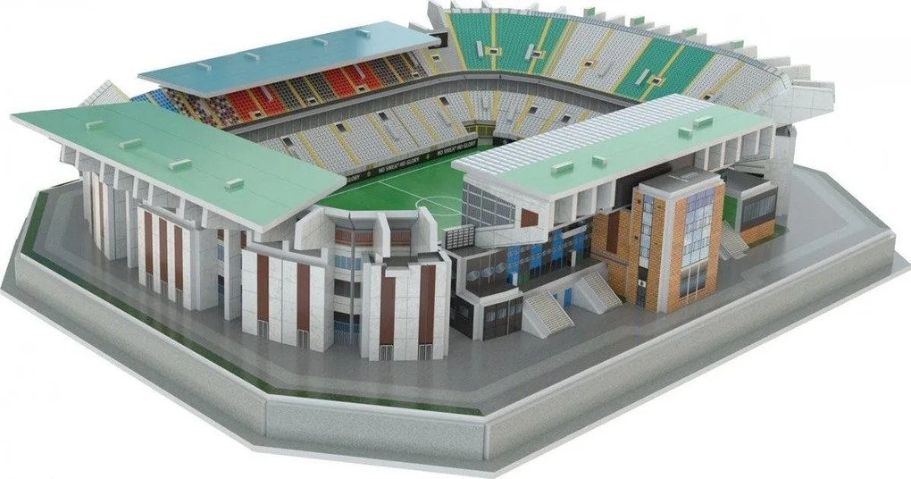 3d puzzle stadium 3d replica 3d puzzle stadion jan breydel - brugge 144 dílků