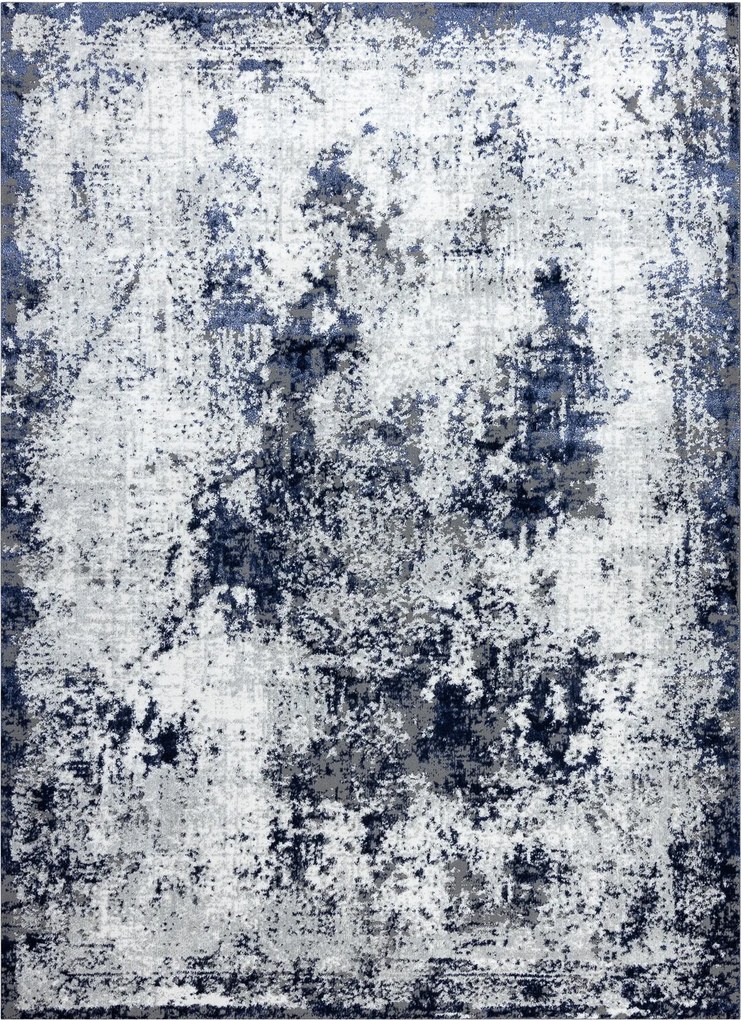 Dywany Łuszczów, Kusový koberec Allure 1959 white/blue, 200x290, modrá, kancelář