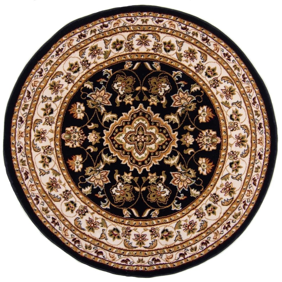 Flair Rugs, Kusový koberec Sincerity Royale Sherborne Blue kruh, 133x133 (průměr) kruh, modrá, obývací pokoj