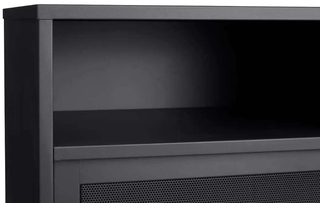 Designová skříňka Taiyanna 140 cm černá