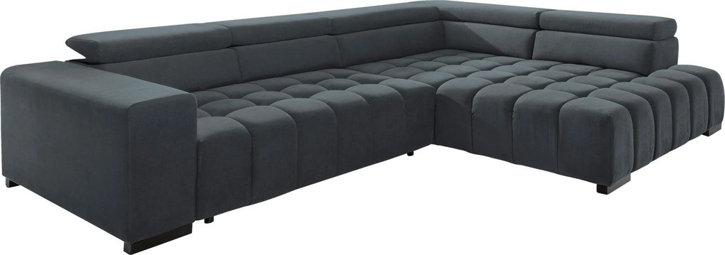 XXXLutz ROHOVÁ SEDAČKA, textil, tmavě šedá MID.YOU - Sedací soupravy - 000694006511