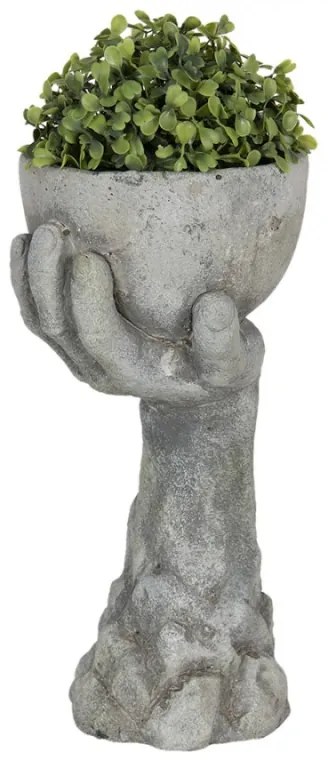 Velký květináč v designu ruky Aline – 18x16x36 cm