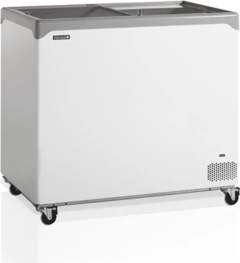 Tefcold NIC301SC – Pultový mrazák s proskleným víkem 218 l, zámek, 4 koše (51132) – záruka 2 roky