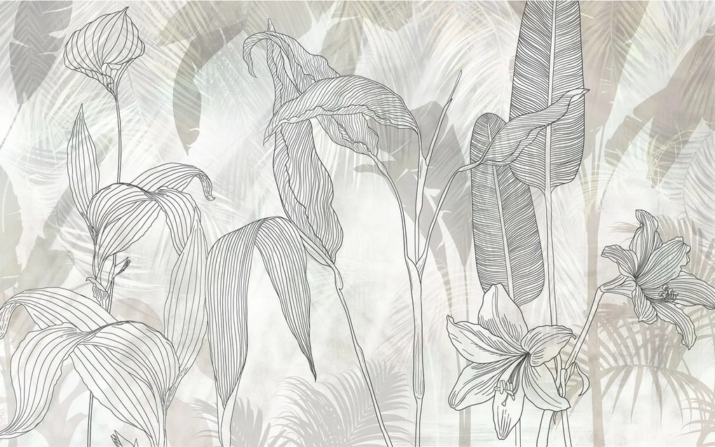 Komar Vliesová fototapeta Lined Lilies 400 x 250 cm