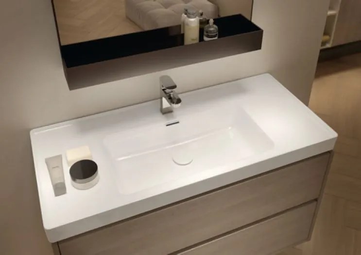 Cersanit Crea BOX skříňkové umyvadlo 100cm, bílá, K114-018