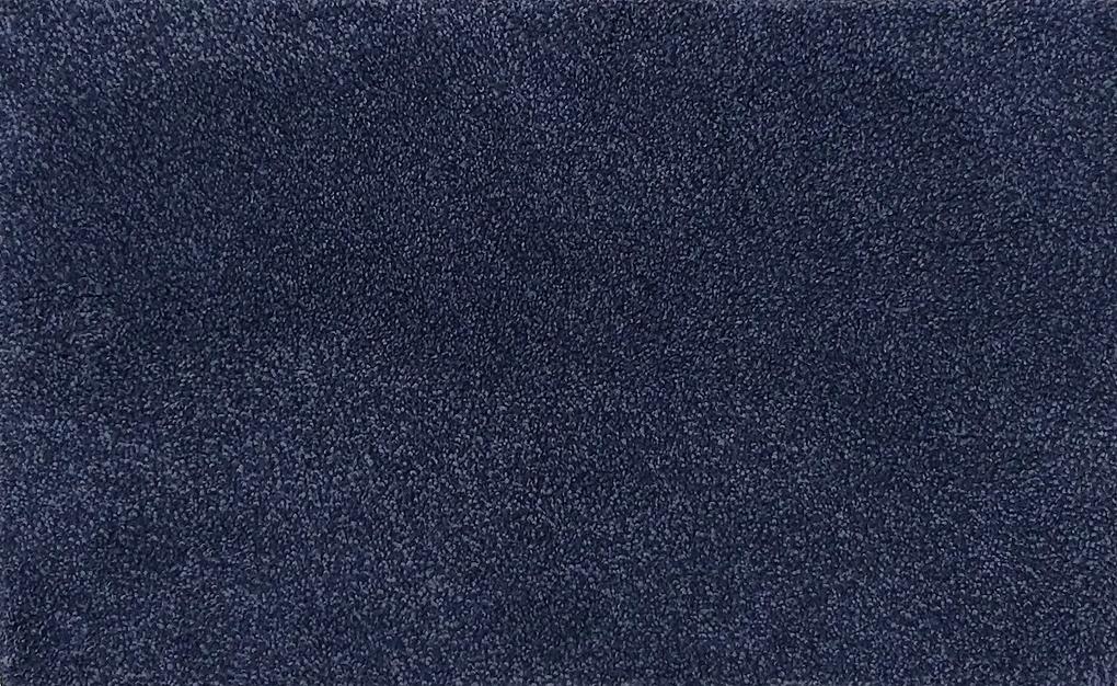 Tapibel Metrážový koberec Supersoft 710 tm. modrý - Rozměr na míru s bordurou cm