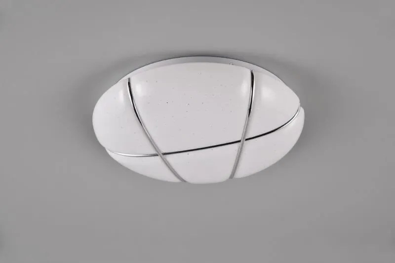 TRIO Reality R62903001 TIBOR stropní svítidlo SMD LED D280mm 10W/1200lm 4000K bílá, switchdimmer