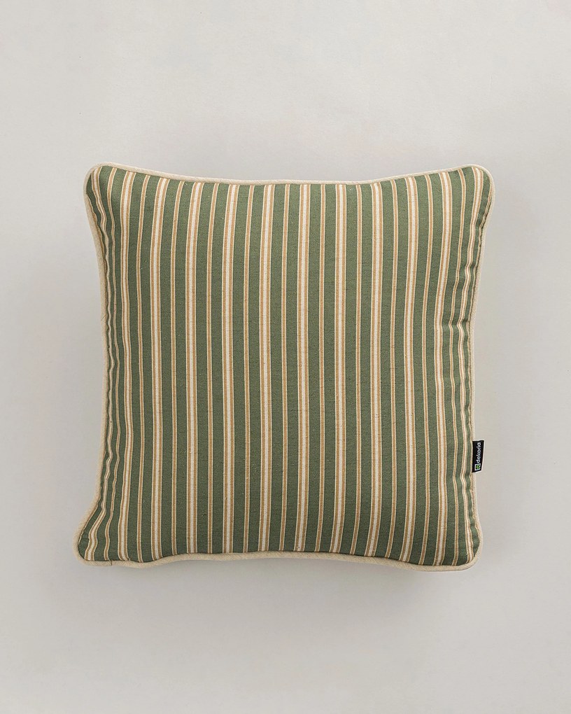 Povlak na polštář Classic Stripe Olive 45x45 cm