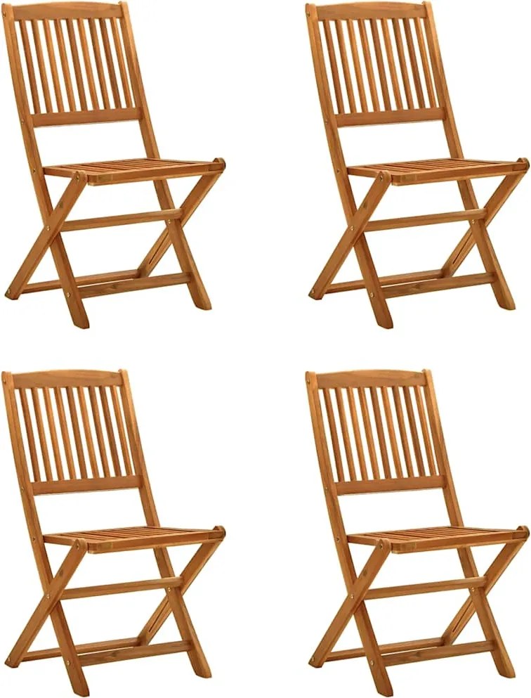 5dílný zahradní jídelní set masivní akáciové dřevo 3203353